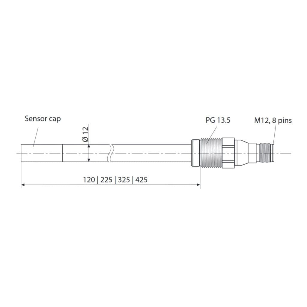 SE740 Optical Oxygen Sensor - M4 Knick