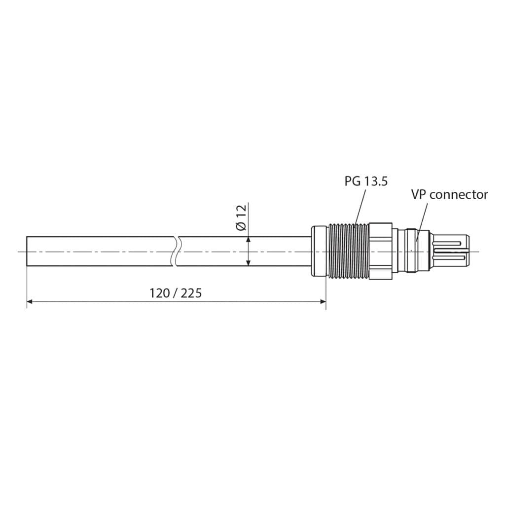 K25 Conductivity Sensor for Low-Conductivity Water - M4 Knick